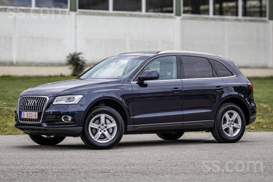 Blue Audi Q5 2013 in Tukums, with an engine capacity of 2.00 L and mileage of 185 thousand km for 13500 €, photo 2 on AUTOMOTO.COM.LV