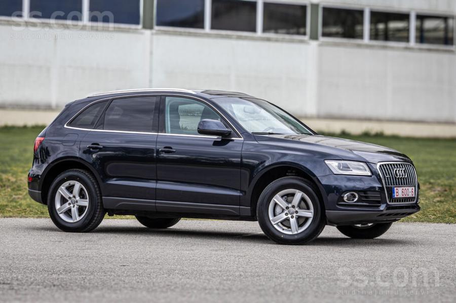 Blue Audi Q5 2013 in Tukums, with an engine capacity of 2.00 L and mileage of 185 thousand km for 13500 €, photo 6 on AUTOMOTO.COM.LV