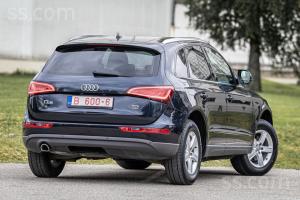 Blue Audi Q5 2013 in Tukums, with an engine capacity of 2.00 L and mileage of 185 thousand km for 13500 €, photo 11 on AUTOMOTO.COM.LV