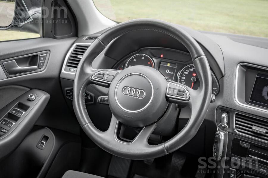 Blue Audi Q5 2013 in Tukums, with an engine capacity of 2.00 L and mileage of 185 thousand km for 13500 €, photo 24 on AUTOMOTO.COM.LV