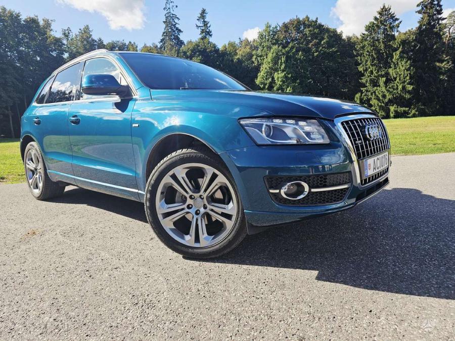 Blue Audi Q5 2013 in Kaunas, with an engine capacity of 2.00 L and mileage of 273 thousand km for 9999 €, photo 10 on AUTOMOTO.COM.LV