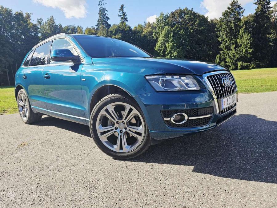 Blue Audi Q5 2013 in Kaunas, with an engine capacity of 2.00 L and mileage of 273 thousand km for 9999 €, photo 11 on AUTOMOTO.COM.LV