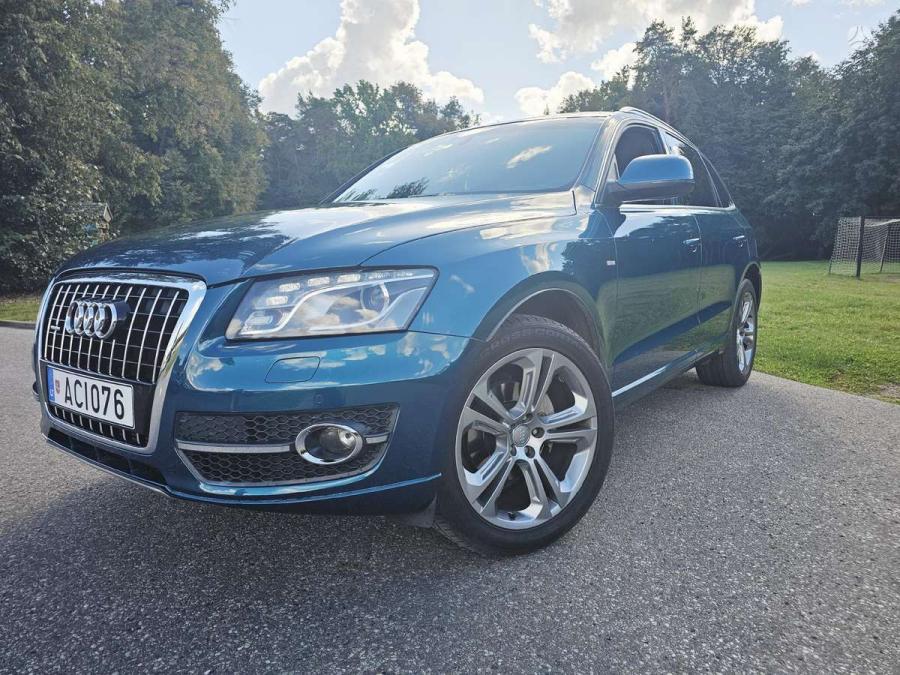 Blue Audi Q5 2013 in Kaunas, with an engine capacity of 2.00 L and mileage of 273 thousand km for 9999 €, photo 12 on AUTOMOTO.COM.LV