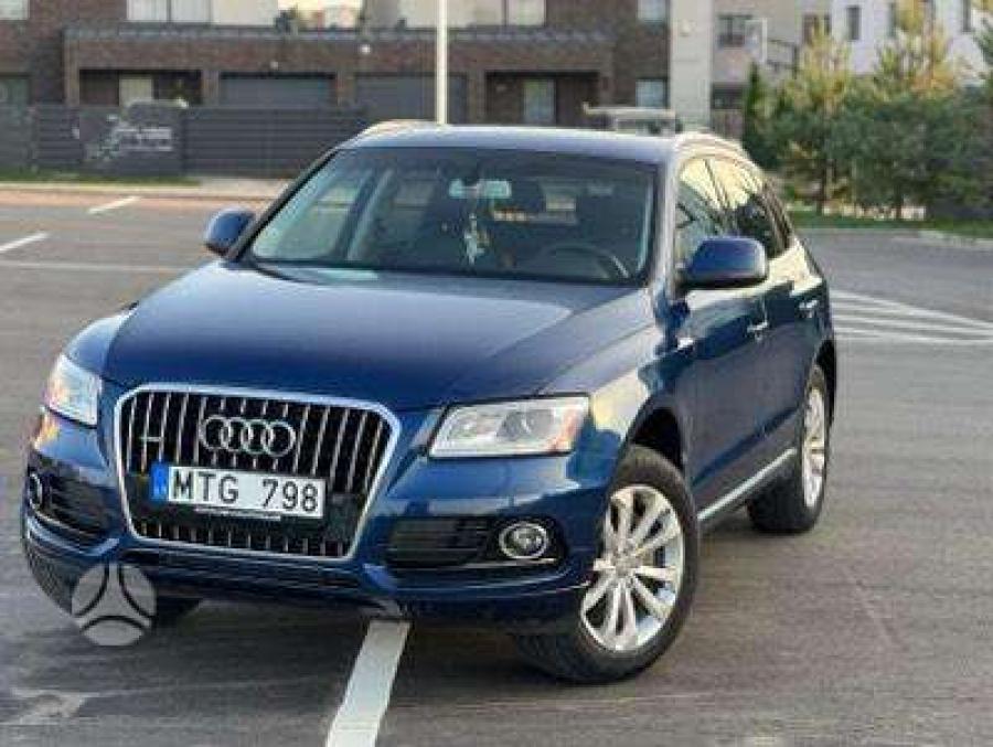 Zils Audi Q5 2013 Viļņa, ar dzinēja tilpumu 1.98 L un nobraukumu 303 tūkst. km par 8400 €, foto 1 vietnē AUTOMOTO.COM.LV