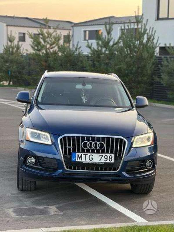 Blue Audi Q5 2013 in Vilnius, with an engine capacity of 1.98 L and mileage of 303 thousand km for 8400 €, photo 7 on AUTOMOTO.COM.LV