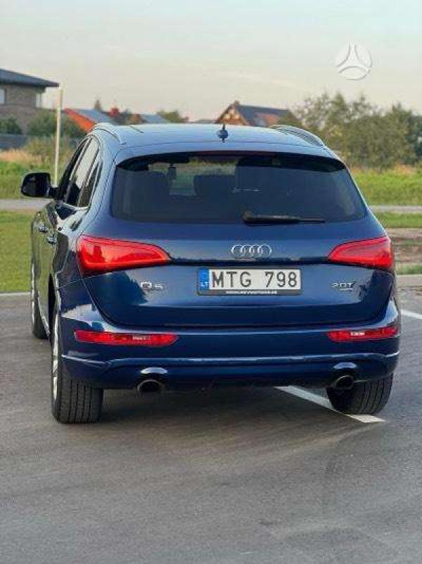 Blue Audi Q5 2013 in Vilnius, with an engine capacity of 1.98 L and mileage of 303 thousand km for 8400 €, photo 8 on AUTOMOTO.COM.LV