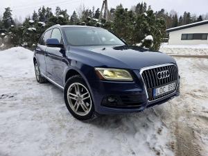Zils Audi Q5 2013 Utena, ar dzinēja tilpumu 1.98 L un nobraukumu 244 tūkst. km par 5700 €, foto  vietnē AUTOMOTO.COM.LV