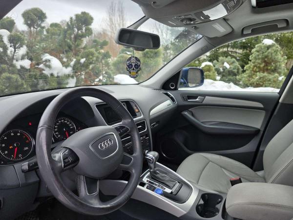 Blue Audi Q5 2013 in Utena, with an engine capacity of 1.98 L and mileage of 244 thousand km for 5700 €, photo 4 on AUTOMOTO.COM.LV