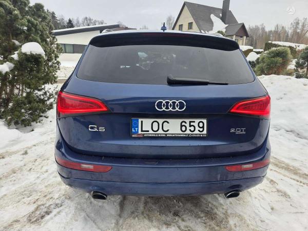 Blue Audi Q5 2013 in Utena, with an engine capacity of 1.98 L and mileage of 244 thousand km for 5700 €, photo 6 on AUTOMOTO.COM.LV