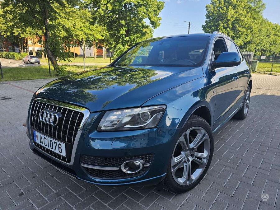 Blue Audi Q5 2013 in Kaunas, with an engine capacity of 0.00 L and mileage of 281 thousand km for 9499 €, photo 1 on AUTOMOTO.COM.LV