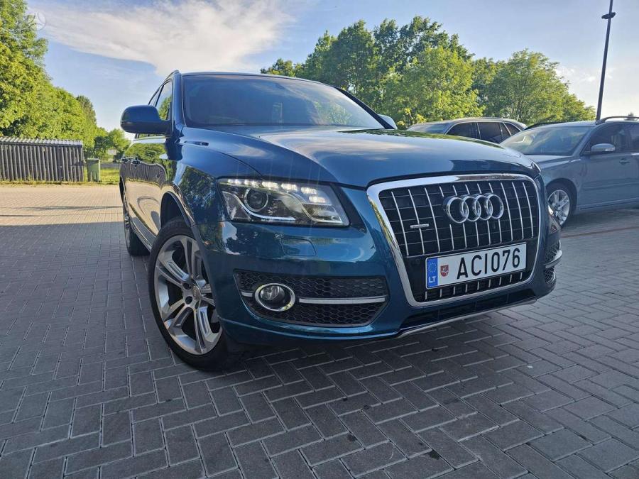 Blue Audi Q5 2013 in Kaunas, with an engine capacity of 0.00 L and mileage of 281 thousand km for 9499 €, photo 20 on AUTOMOTO.COM.LV