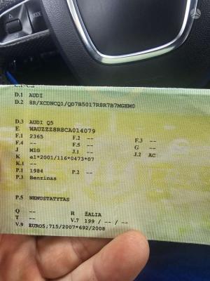 Blue Audi Q5 2013 in Kaunas, with an engine capacity of 0.00 L and mileage of 281 thousand km for 9499 €, photo 23 on AUTOMOTO.COM.LV
