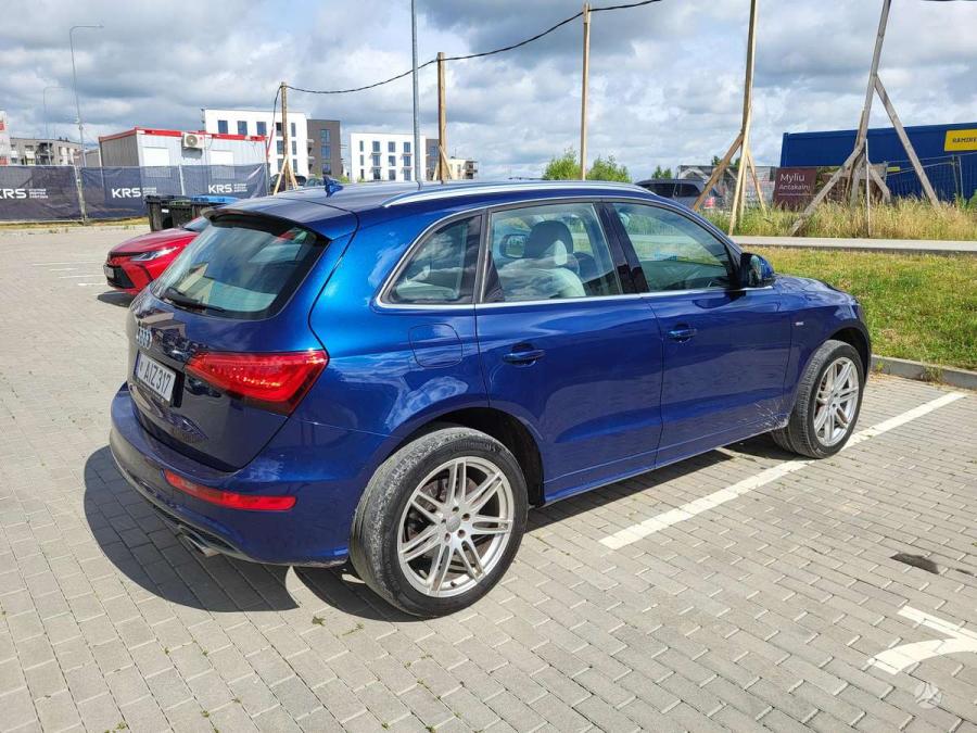 Blue Audi Q5 2013 in Vilnius, with an engine capacity of 2.97 L and mileage of 290 thousand km for 11500 €, photo 5 on AUTOMOTO.COM.LV