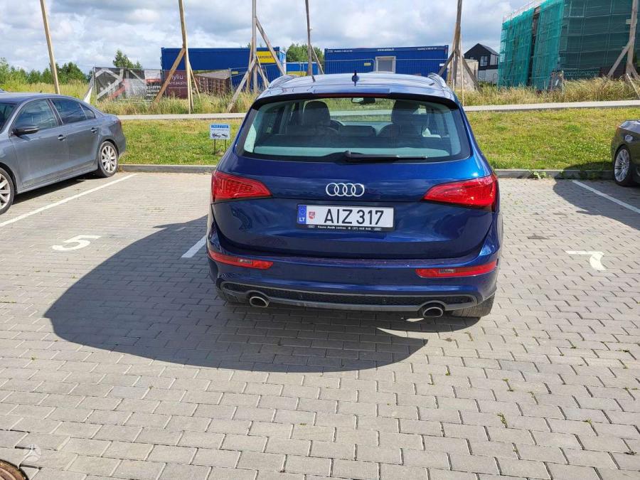 Blue Audi Q5 2013 in Vilnius, with an engine capacity of 2.97 L and mileage of 290 thousand km for 11500 €, photo 6 on AUTOMOTO.COM.LV