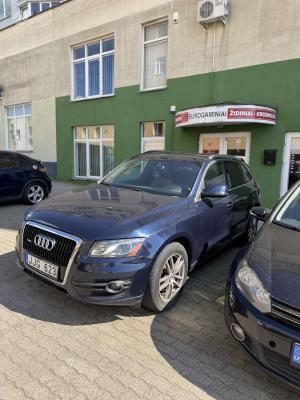 Blue Audi Q5 2013 in Vilnius, with an engine capacity of 3.20 L and mileage of 240 thousand km for 4350 €, photo 10 on AUTOMOTO.COM.LV
