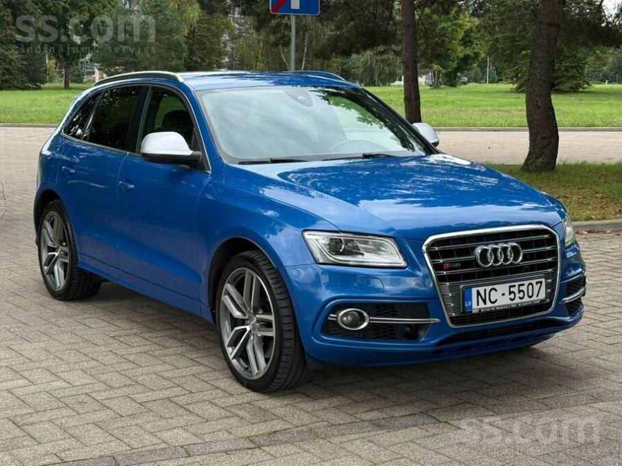 Blue Audi Q5 2013 in Riga, with an engine capacity of 3.00 L and mileage of 210 thousand km for 15990 €, photo 1 on AUTOMOTO.COM.LV