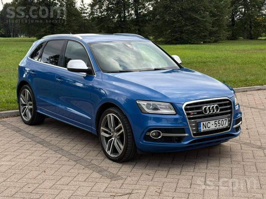 Blue Audi Q5 2013 in Riga, with an engine capacity of 3.00 L and mileage of 210 thousand km for 15990 €, photo 6 on AUTOMOTO.COM.LV