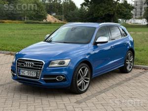 Blue Audi Q5 2013 in Riga, with an engine capacity of 3.00 L and mileage of 210 thousand km for 15990 €, photo 7 on AUTOMOTO.COM.LV