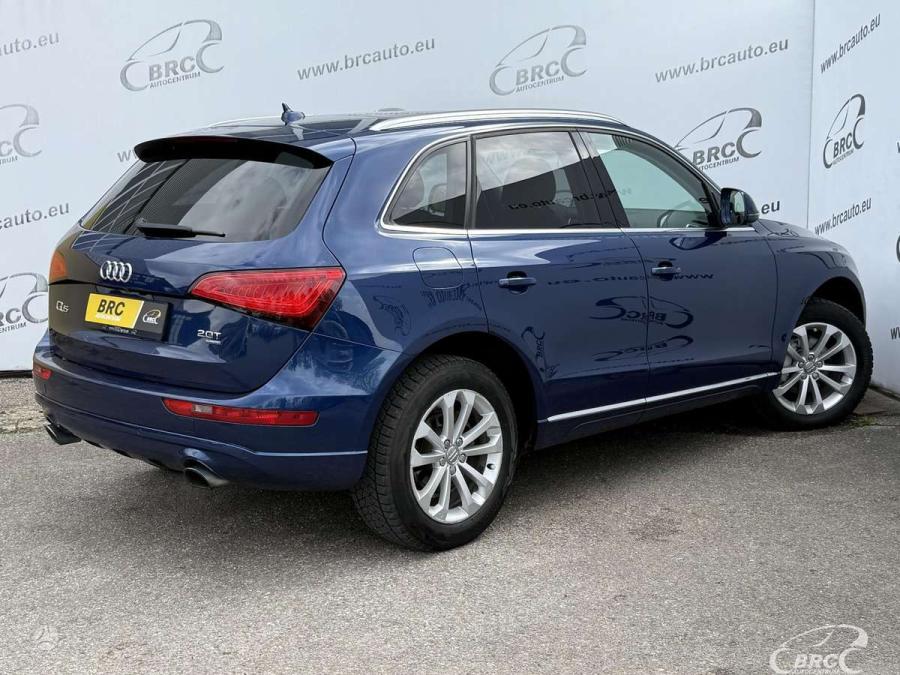 Blue Audi Q5 2014 in Klaipeda, with an engine capacity of 1.98 L and mileage of 146 thousand km for 10000 €, photo 3 on AUTOMOTO.COM.LV