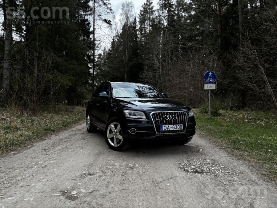 Blue Audi Q5 2014 in Ventspils, with an engine capacity of 3.00 L and mileage of 260 thousand km for 14200 €, photo 1 on AUTOMOTO.COM.LV
