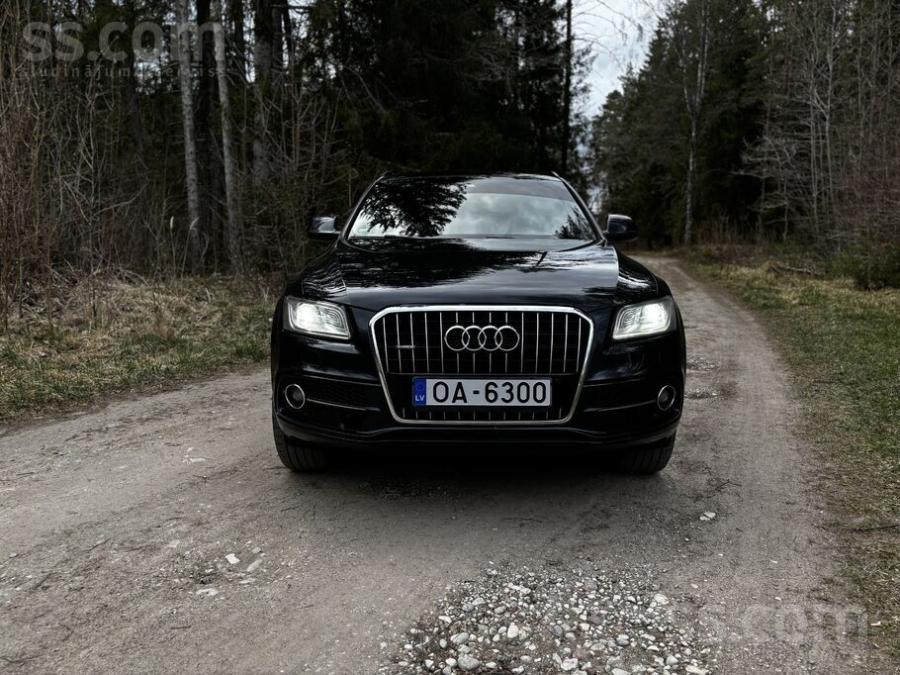 Blue Audi Q5 2014 in Ventspils, with an engine capacity of 3.00 L and mileage of 260 thousand km for 14200 €, photo 4 on AUTOMOTO.COM.LV