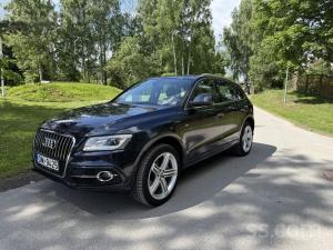 Blue Audi Q5 2014 in Jurmala, with an engine capacity of 3.00 L and mileage of 241 thousand km for 14200 €, photo 3 on AUTOMOTO.COM.LV