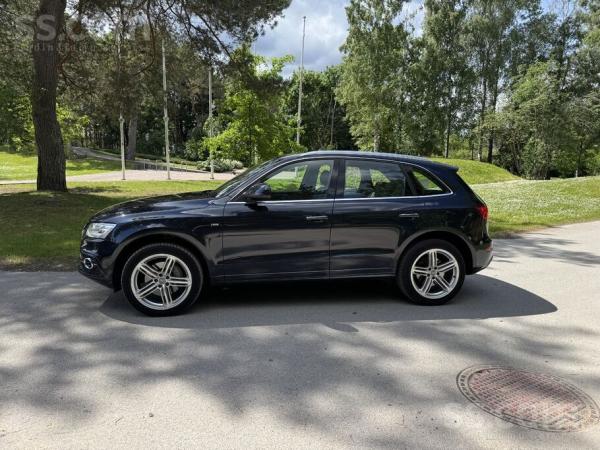 Blue Audi Q5 2014 in Jurmala, with an engine capacity of 3.00 L and mileage of 241 thousand km for 14200 €, photo 4 on AUTOMOTO.COM.LV