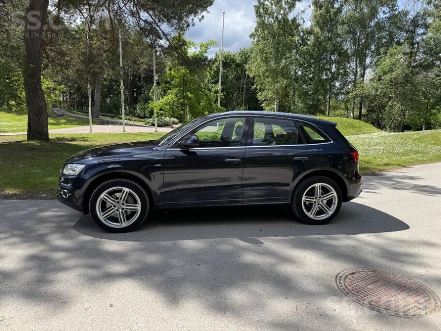 Blue Audi Q5 2014 in Jurmala, with an engine capacity of 3.00 L and mileage of 241 thousand km for 14200 €, photo 5 on AUTOMOTO.COM.LV