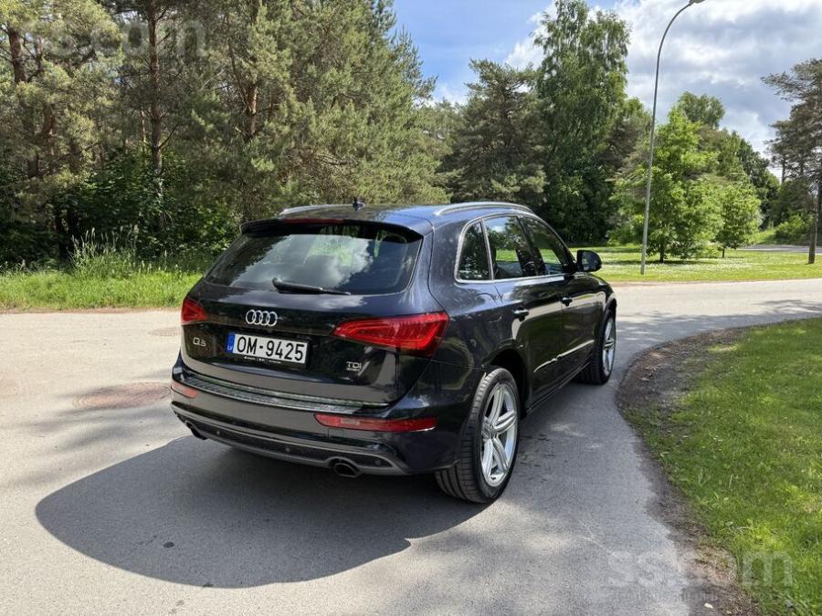 Blue Audi Q5 2014 in Jurmala, with an engine capacity of 3.00 L and mileage of 241 thousand km for 14200 €, photo 7 on AUTOMOTO.COM.LV