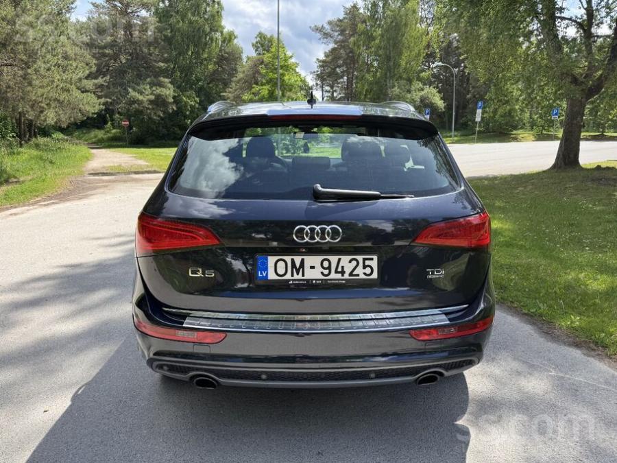 Blue Audi Q5 2014 in Jurmala, with an engine capacity of 3.00 L and mileage of 241 thousand km for 14200 €, photo 9 on AUTOMOTO.COM.LV