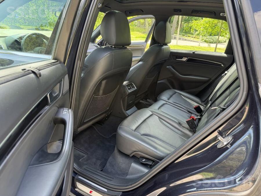 Blue Audi Q5 2014 in Jurmala, with an engine capacity of 3.00 L and mileage of 241 thousand km for 14200 €, photo 13 on AUTOMOTO.COM.LV