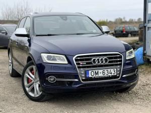 Blue Audi Q5 2014 in Riga, with an engine capacity of 3.00 L and mileage of 226 thousand km for 16995 €, photo  on AUTOMOTO.COM.LV