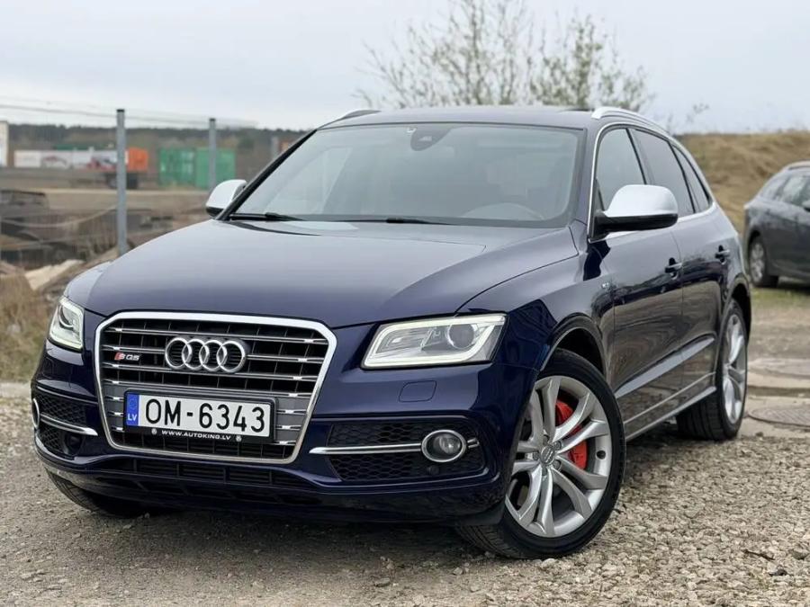 Blue Audi Q5 2014 in Riga, with an engine capacity of 3.00 L and mileage of 226 thousand km for 16995 €, photo 4 on AUTOMOTO.COM.LV