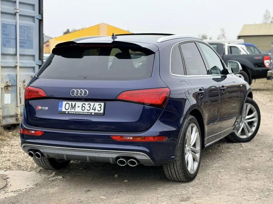 Blue Audi Q5 2014 in Riga, with an engine capacity of 3.00 L and mileage of 226 thousand km for 16995 €, photo 5 on AUTOMOTO.COM.LV