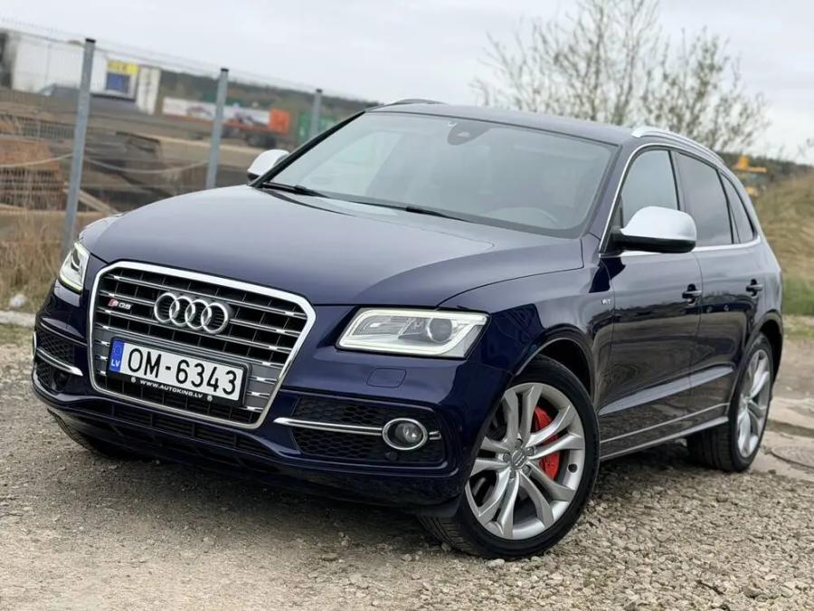 Blue Audi Q5 2014 in Riga, with an engine capacity of 3.00 L and mileage of 226 thousand km for 16995 €, photo 40 on AUTOMOTO.COM.LV