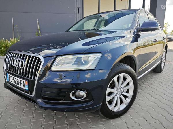 Blue Audi Q5 2014 in Vilnius, with an engine capacity of 1.97 L and mileage of 249 thousand km for 12200 €, photo 6 on AUTOMOTO.COM.LV