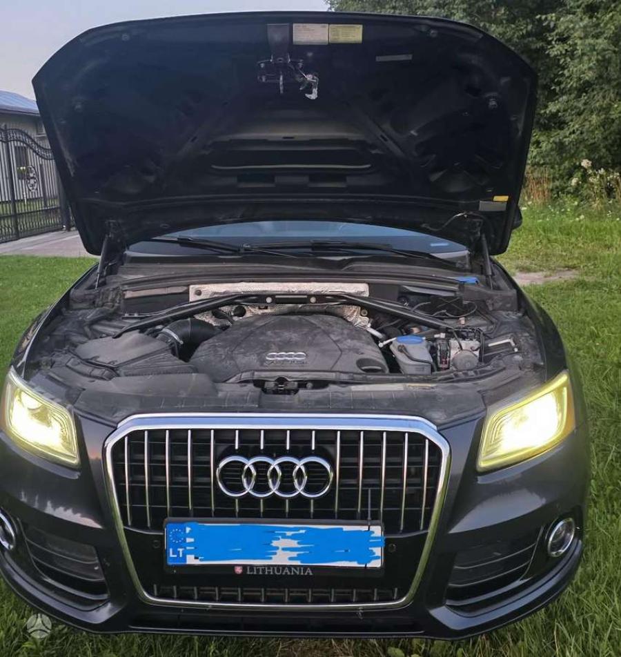 Blue Audi Q5 2014 in Panevezys, with an engine capacity of 3.00 L and mileage of 306 thousand km for 9500 €, photo 4 on AUTOMOTO.COM.LV