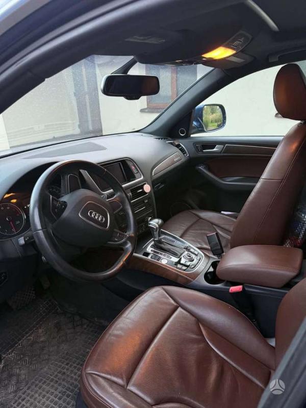 Blue Audi Q5 2014 in Vilnius, with an engine capacity of 1.98 L and mileage of 193 thousand km for 6800 €, photo 6 on AUTOMOTO.COM.LV