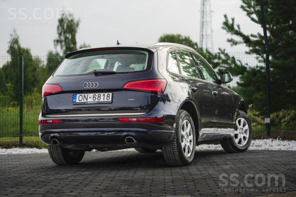 Blue Audi Q5 2014 in Riga, with an engine capacity of 3.00 L and mileage of 357 thousand km for 13490 €, photo 7 on AUTOMOTO.COM.LV