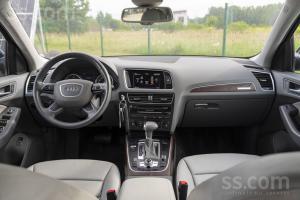 Blue Audi Q5 2014 in Riga, with an engine capacity of 3.00 L and mileage of 357 thousand km for 13490 €, photo 11 on AUTOMOTO.COM.LV