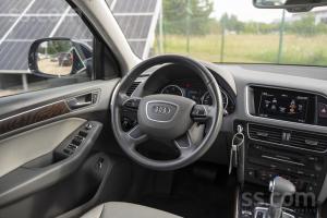 Blue Audi Q5 2014 in Riga, with an engine capacity of 3.00 L and mileage of 357 thousand km for 13490 €, photo 13 on AUTOMOTO.COM.LV