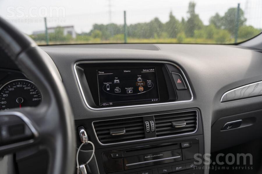 Blue Audi Q5 2014 in Riga, with an engine capacity of 3.00 L and mileage of 357 thousand km for 13490 €, photo 21 on AUTOMOTO.COM.LV