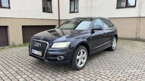 Zils Audi Q5 2014 Rīga, ar dzinēja tilpumu 3.00 L un nobraukumu 346 tūkst. km par 14300 €, foto  vietnē AUTOMOTO.COM.LV