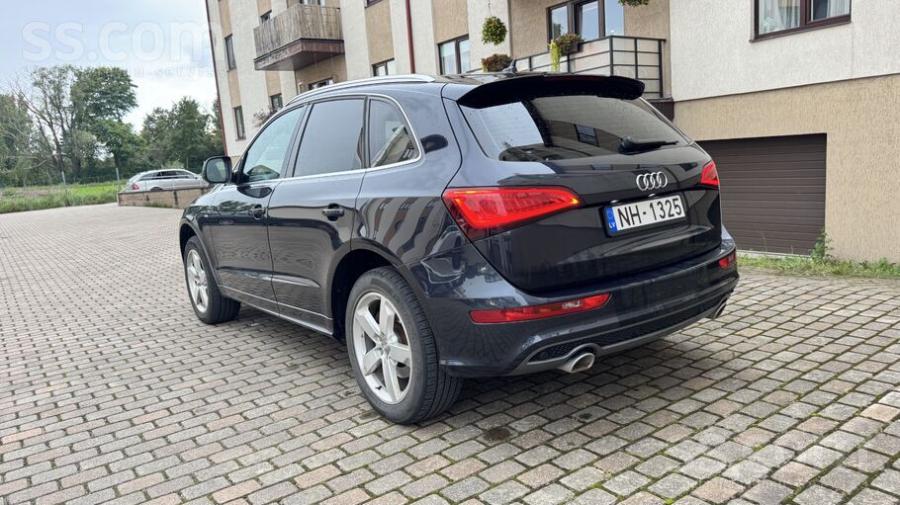Zils Audi Q5 2014 Rīga, ar dzinēja tilpumu 3.00 L un nobraukumu 346 tūkst. km par 14300 €, foto 4 vietnē AUTOMOTO.COM.LV