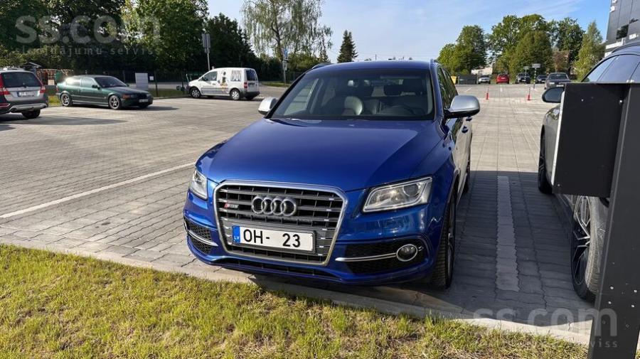 Zils Audi Q5 2015 Rīga, ar dzinēja tilpumu 3.00 L un nobraukumu 204 tūkst. km par 18000 €, foto 1 vietnē AUTOMOTO.COM.LV