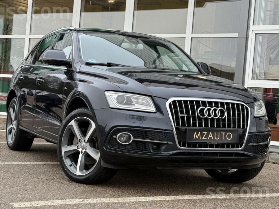 Blue Audi Q5 2015 in Tukums, with an engine capacity of 3.00 L and mileage of 227 thousand km for 14500 €, photo 1 on AUTOMOTO.COM.LV