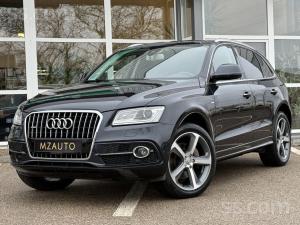 Blue Audi Q5 2015 in Tukums, with an engine capacity of 3.00 L and mileage of 227 thousand km for 14500 €, photo 2 on AUTOMOTO.COM.LV