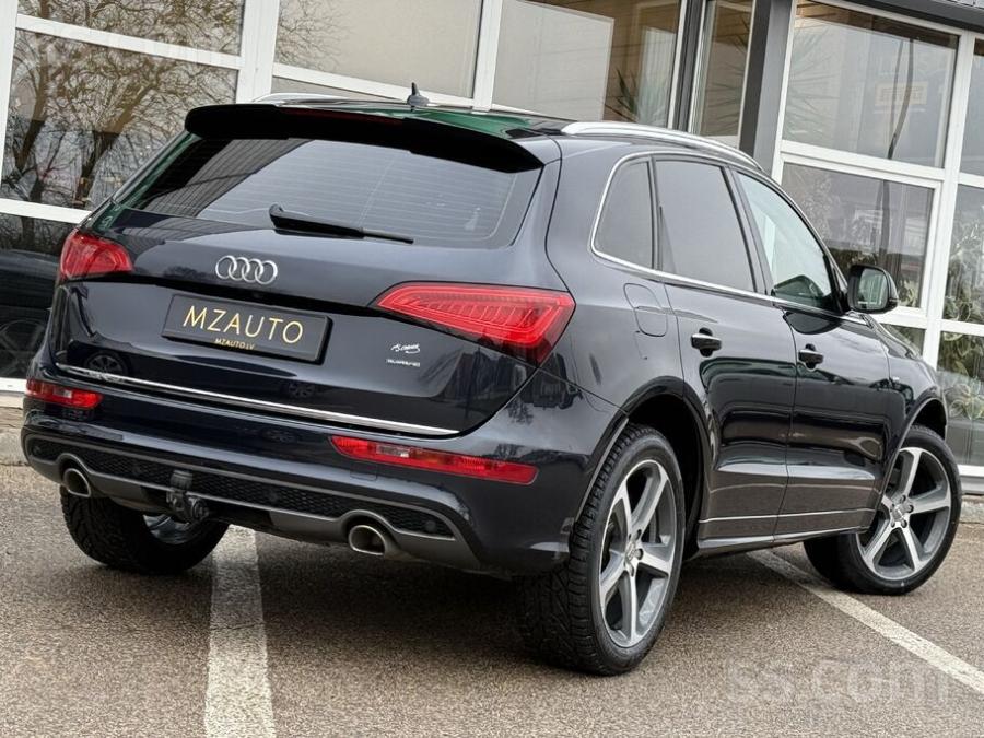 Blue Audi Q5 2015 in Tukums, with an engine capacity of 3.00 L and mileage of 227 thousand km for 14500 €, photo 4 on AUTOMOTO.COM.LV