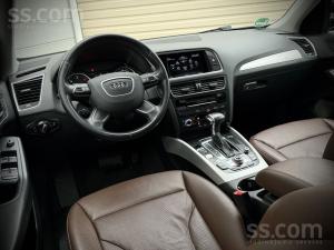 Blue Audi Q5 2015 in Tukums, with an engine capacity of 3.00 L and mileage of 227 thousand km for 14500 €, photo 5 on AUTOMOTO.COM.LV