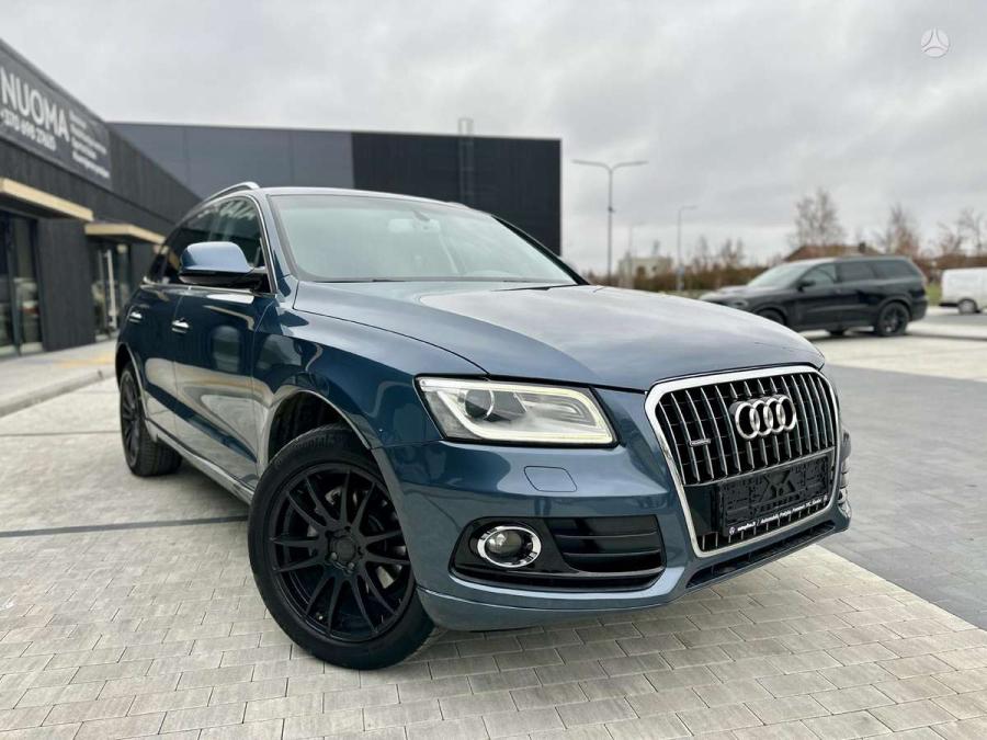 Zils Audi Q5 2015 Šauļi, ar dzinēja tilpumu 1.97 L un nobraukumu 215 tūkst. km par 13500 €, foto 1 vietnē AUTOMOTO.COM.LV